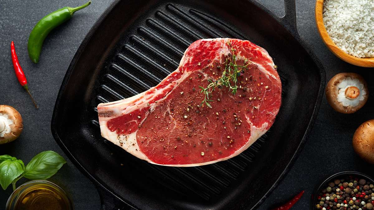 Bifteck de côte de boeuf - Rib steak - l'épicier