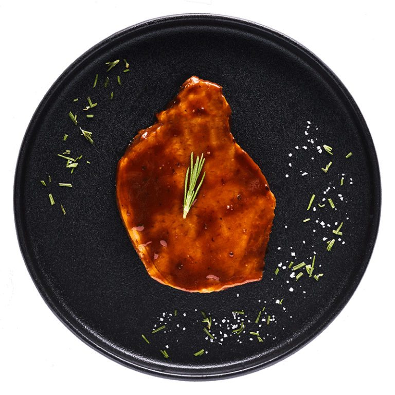 Smoked pork chop with Rodeo sauce - theépicier