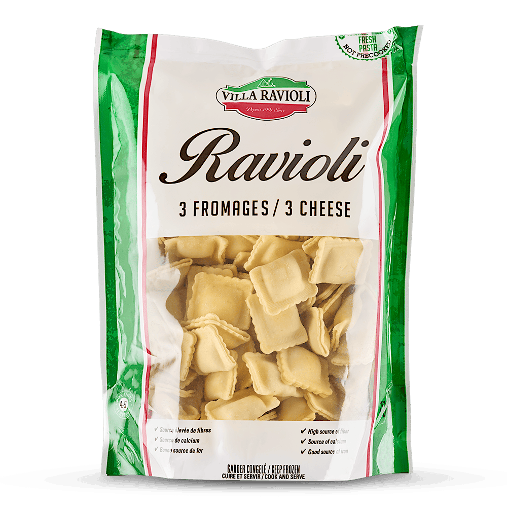 Ravioli aux 3 fromages Villa Ravioli - l'épicier